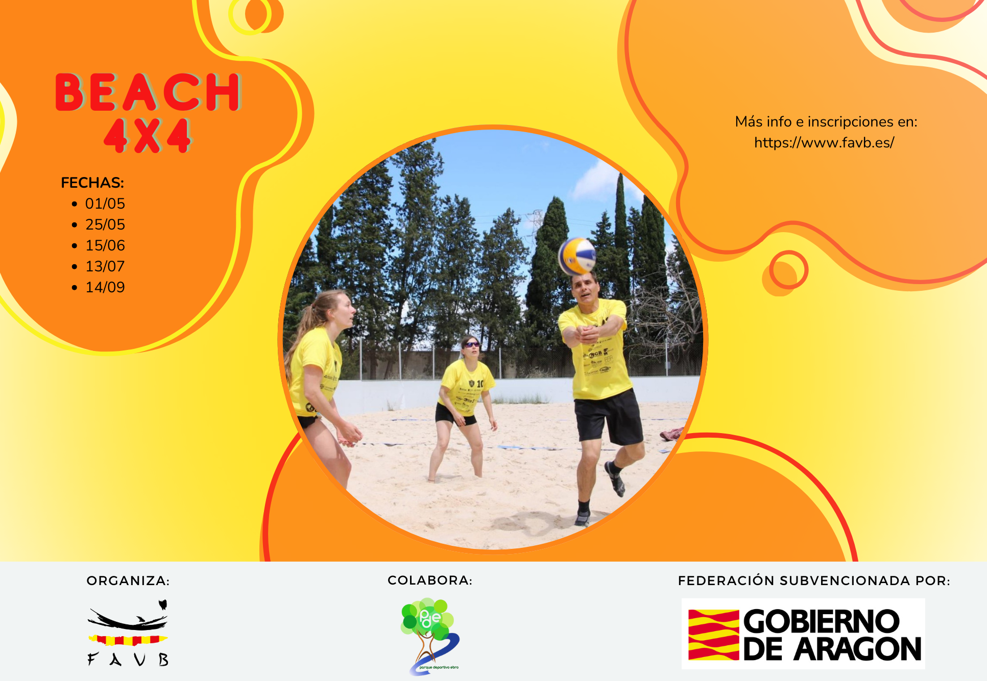 1ª PRUEBA MASTER MIXTO 4X4 VOLEY PLAYA - DÍA DEL TRABAJO - Federación ...
